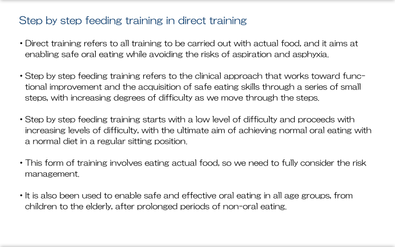 51.Understanding step by step feeding training