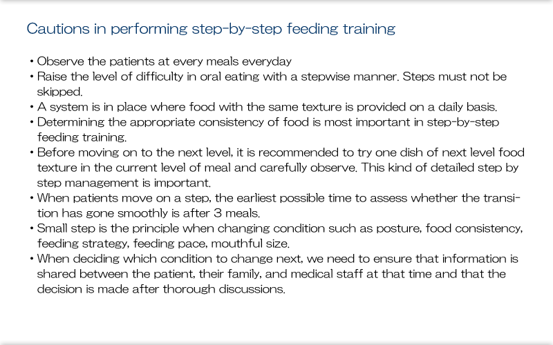 51.Understanding step by step feeding training